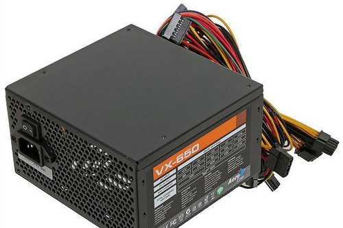 Блок питания AeroCool VX-650 plus 650W ATX 12cmFan