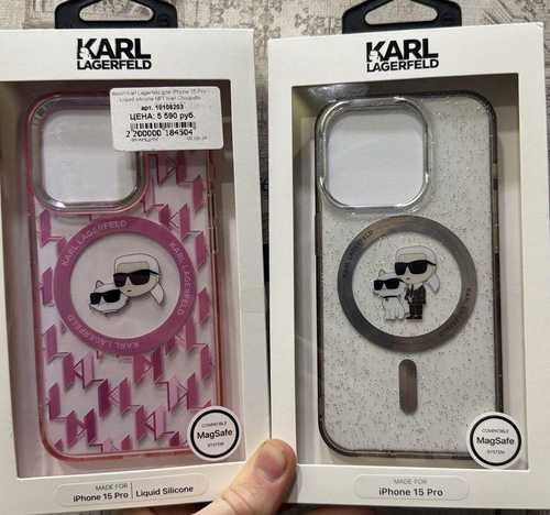 Чехлы на iPhone 15 pro karl lagerfeld