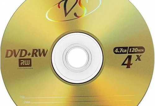 Диск компьютерный DVD+RW VS 4.7 Gb 4x bulk (многор