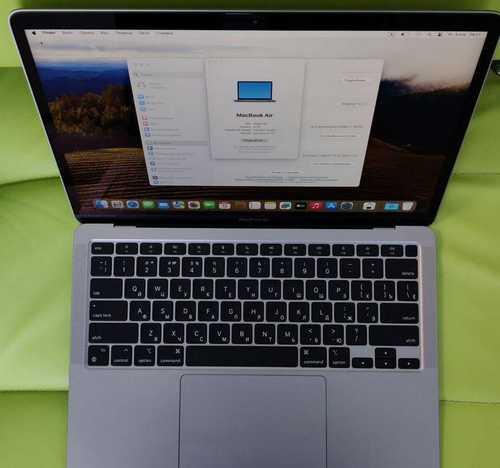 Macbook air 13 2020 m1 8/256gb ssd space gray