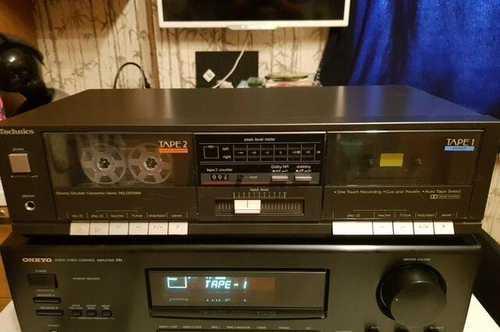 Кассетная дека Technics RS-D550W Япония 220 вольт