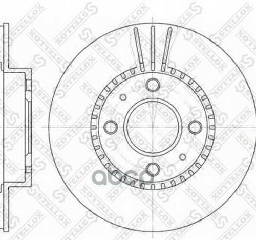 6020-2245V-SX диск тормозной перNissan Almera