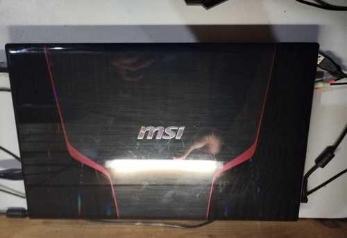 Продам ноутбук msi GE70 ONC