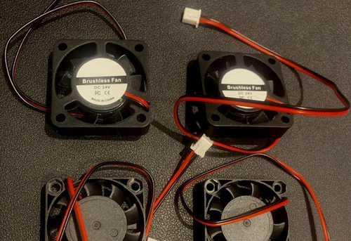 Вентиляторы 40 мм 24V 4 штуки для 3D принтера