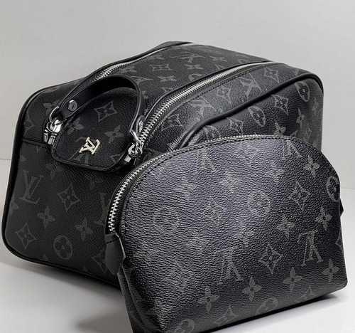 Косметичка louis vuitton с принтом LV 2в1