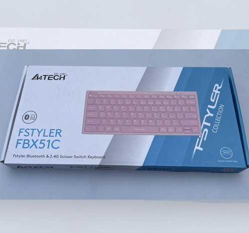 Клавиатура беспроводная A4Tech Fstyler FBX51C