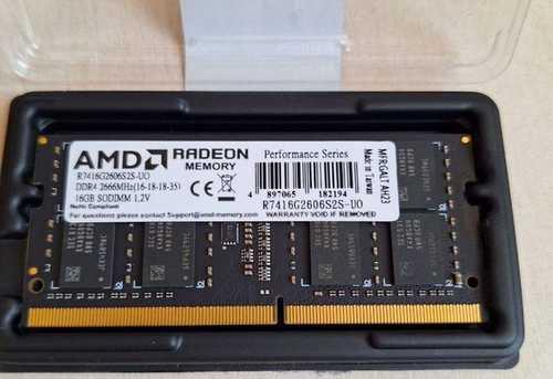 Оперативная память AMD 16gb ddr4 SO-dimm