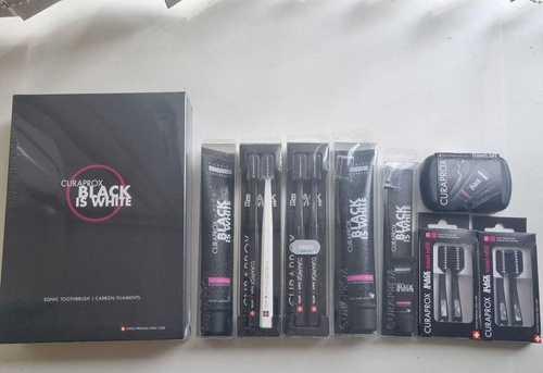 Curaprox Black is white щетка, паста, набор