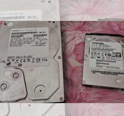 Жесткие диски HDD Toshiba Hitachi