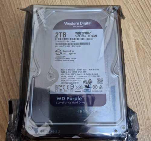 Жесткий диск WD 2tb WD23purz