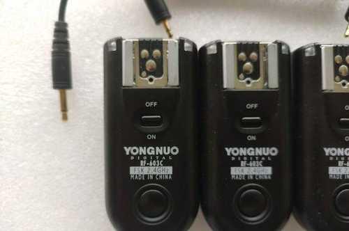 Радиосинхронизатор yongnuo rf603c canon