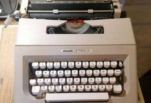 Пишущая машинка olivetti lettera 25