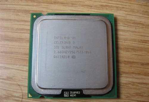 Б/У,процессор Intel Celeron D 331 2667MHz