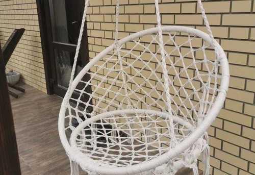 Подвесное кресло Садовые качели плетеные