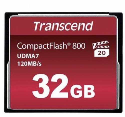 Карта памяти Transcend compact flash 32 гб