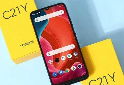 Realme C21Y 4/64 5000mAh черный (Новый)