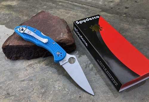 Нож Spyderco Delica синий