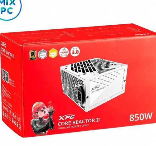 Блок питания 850W adata XPG core reactor II White corereactorii850G-whceu 80  Gold