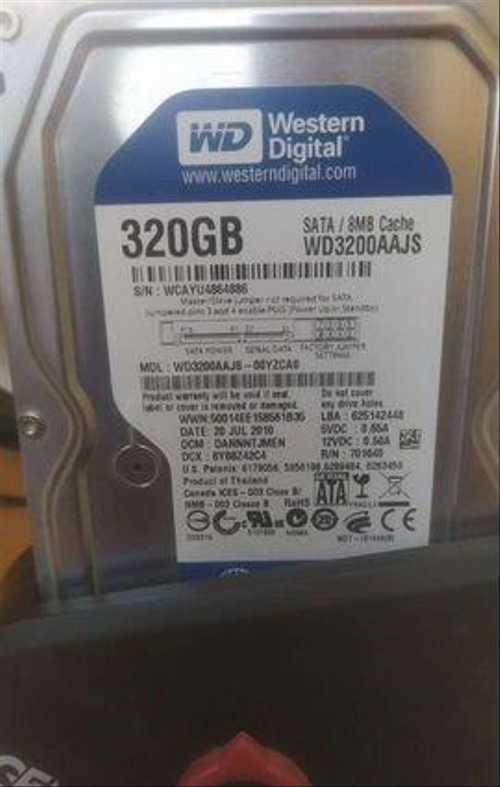 Жесткий диск HDD WD 320 Gb