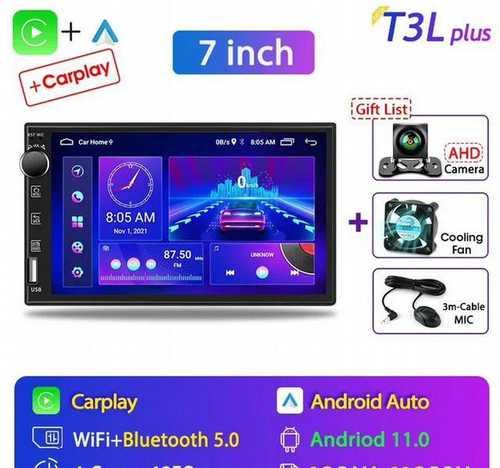 Автомагнитола 2DIN на Android 11