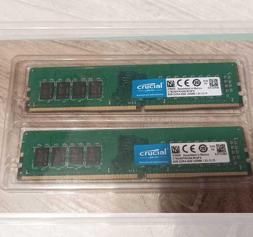 Оперативная память Crucial ddr4 16gb