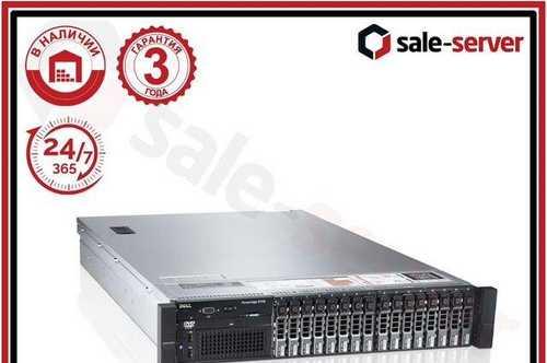 Сервер dell R720 16SFF 2x E5-2660 64GB 750W