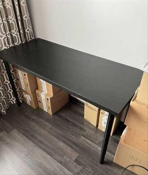 Стол IKEA lagkapten и ножки olov раздвижные черный