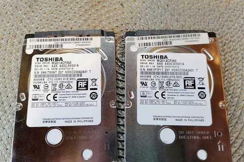 Жесткий диск 2.5 дюйма Toshiba mq01acf050 500гб