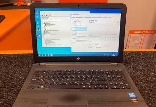 Ноутбук HP 15-ay N3710/8GB RAM/M430 2GB/SSD 240GB