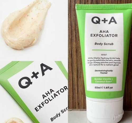 Скраб для тела Q+A AHA Exfoliator 50 мл