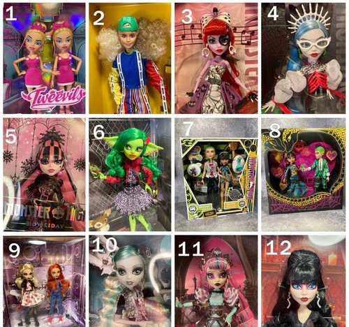 Куклы scullector monster high братц барби