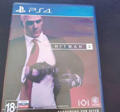 Диск на ps4 hitman 2