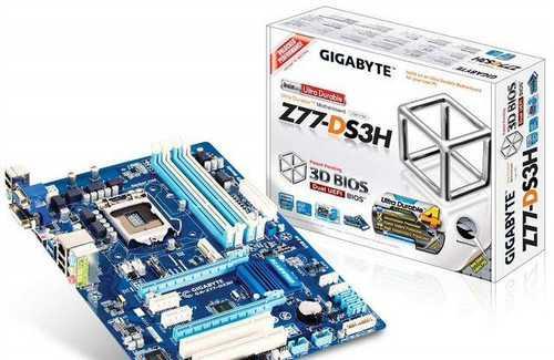 Топ мат. плата Gigabyte z77-ds3h, socket LGA1155