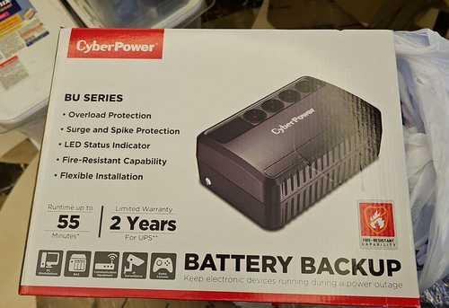 Интерактивный ибп CyberPower BU850E черный