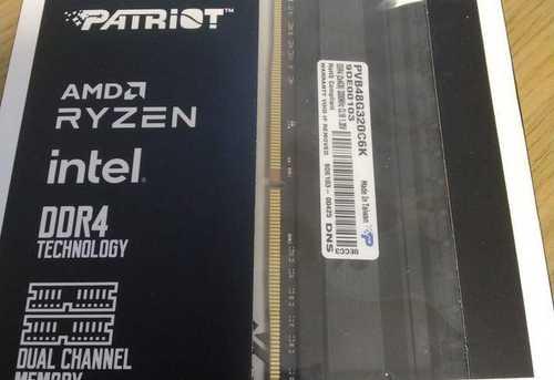 DDR4 Patriot Viper 4 Blackout PVB48G320C6K 8 гб