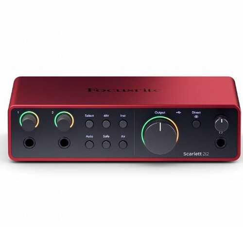 Аудиоинтерфейс Focusrite Scarlett 2i2 4th Gen