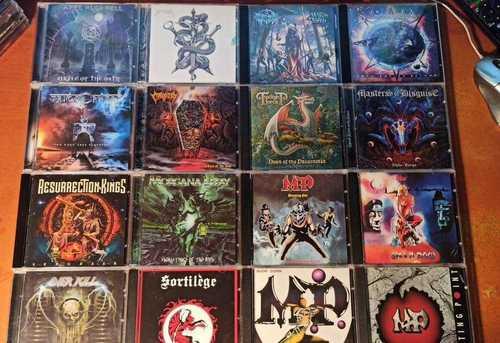 Cd диски heavy metal, thrash, power, hard rock