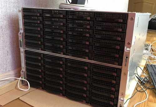 Сервер хранилище 600 тб