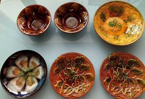 Керамика зик Конаково блюда тарелки
