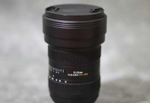 Объектив Sigma 12-24mm f4.5-5.6 HSM II для Canon