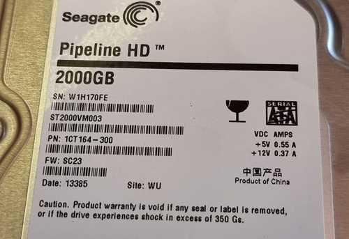 HDD Seagate st2000vm003. 2Tb