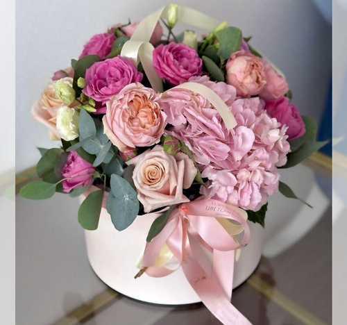 Большой букет в коробке