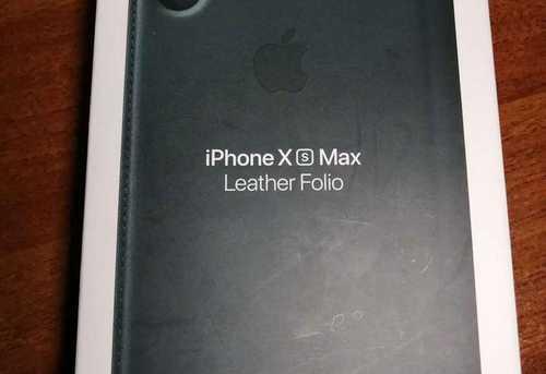Чехол кожаный Apple Leather Folio iPhone XS Max