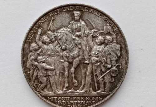 2 марки 1913 г. "Толпа" (100 лет войне с Францией)