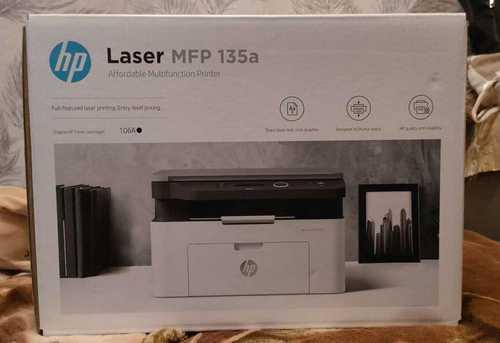 Новый Мфу лазерный принтер HP MFP 135a