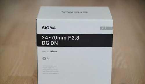Объектив Sigma 24-70mm f/2.8 Art для Sony E