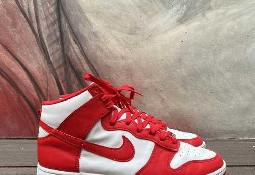 Dunk High Championship White Red Оригинал
