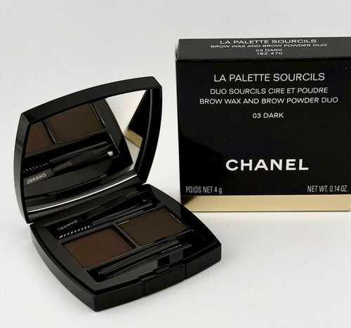 Chanel тени для бровей палетка 03 dark 2024