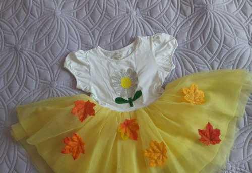 Платье для девочки на осенний праздник 110