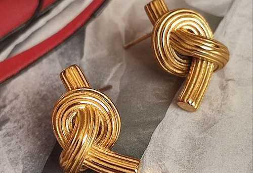 Серьги "Узелки" Бижутерия Украшения
